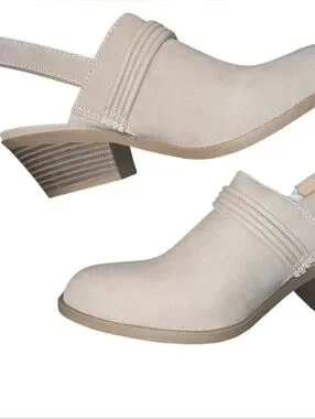 Kim Rogers | Shoes | Kim Rogers Sling Back Heel Clog Nwt Size 9 Beige ...